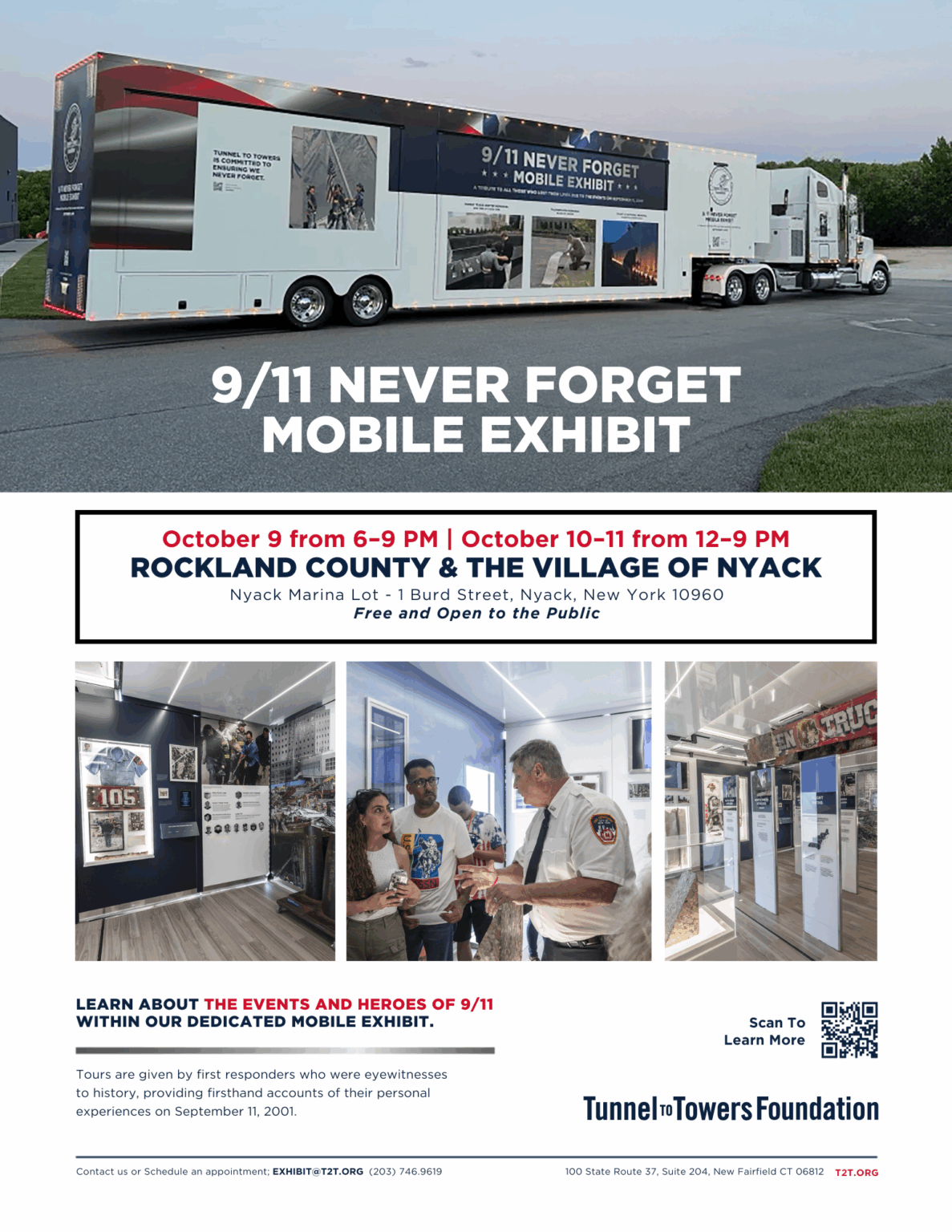9/11 NEVER FORGET MOBILE EXHIBIT COMES TO NYACK – Hudson Valley Tourism